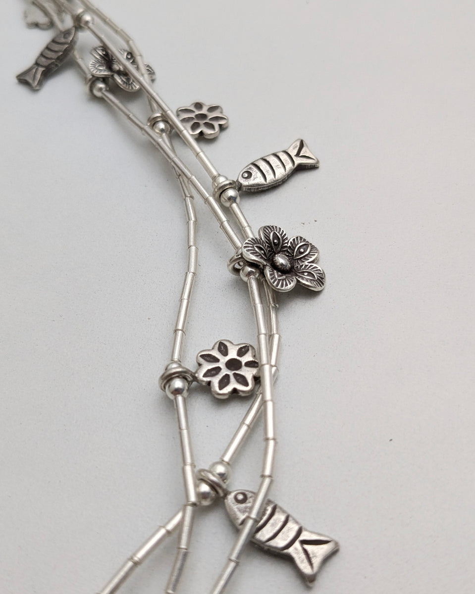 Sea world charm necklace – Silver Streak Store