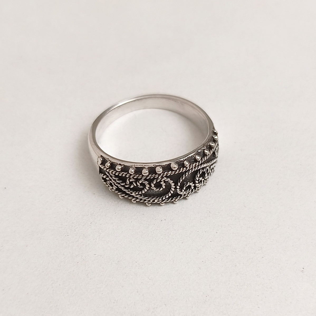 Fine wire work ring – Silver Streak Store