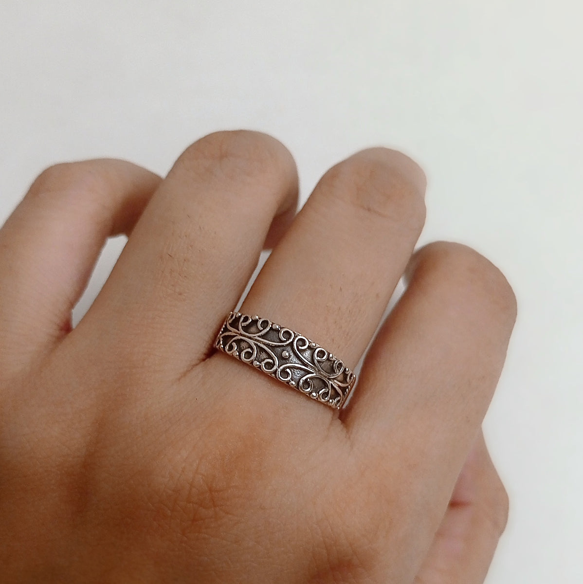Fine wire work ring – Silver Streak Store