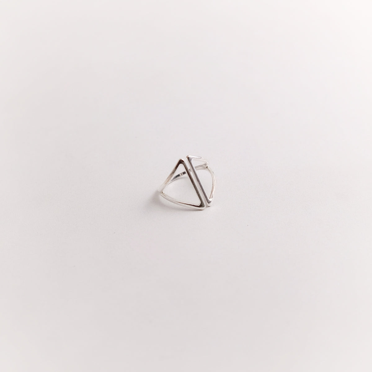 GEOMETRIC SILVER RING – Silver Streak Store