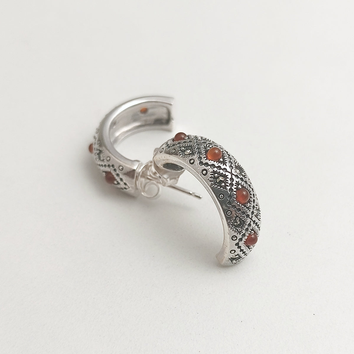 RED ONYX SILVER BALI – Silver Streak Store